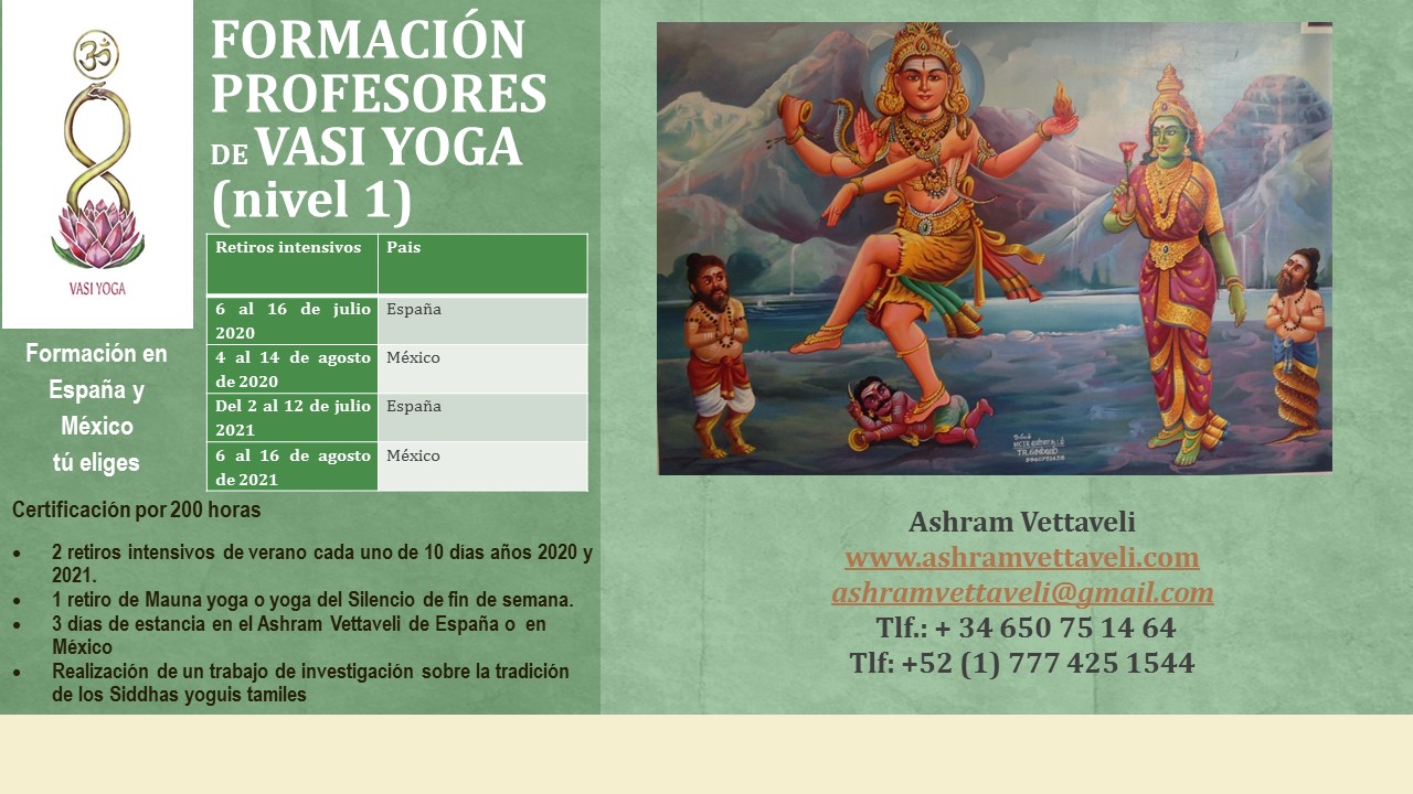 Formación Profesores de Vasi Yoga en México y España – Espacio abierto ...